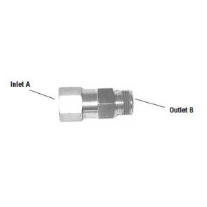 800372 by BENDIX - SC-3 SGL CHECK VALVE (1/2"FPT-1/2"MPT)