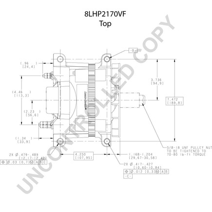 8LHP2170VF by LEECE NEVILLE - High Output Alternator