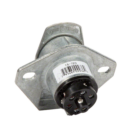 15-720 by PHILLIPS INDUSTRIES - 7-Way Socket - 2-hole, wire insertion ...