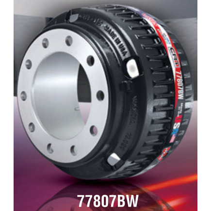 77807BW by WEBB - 16.5 x 7 Vortex Brake Drum with Win Wear Indicator